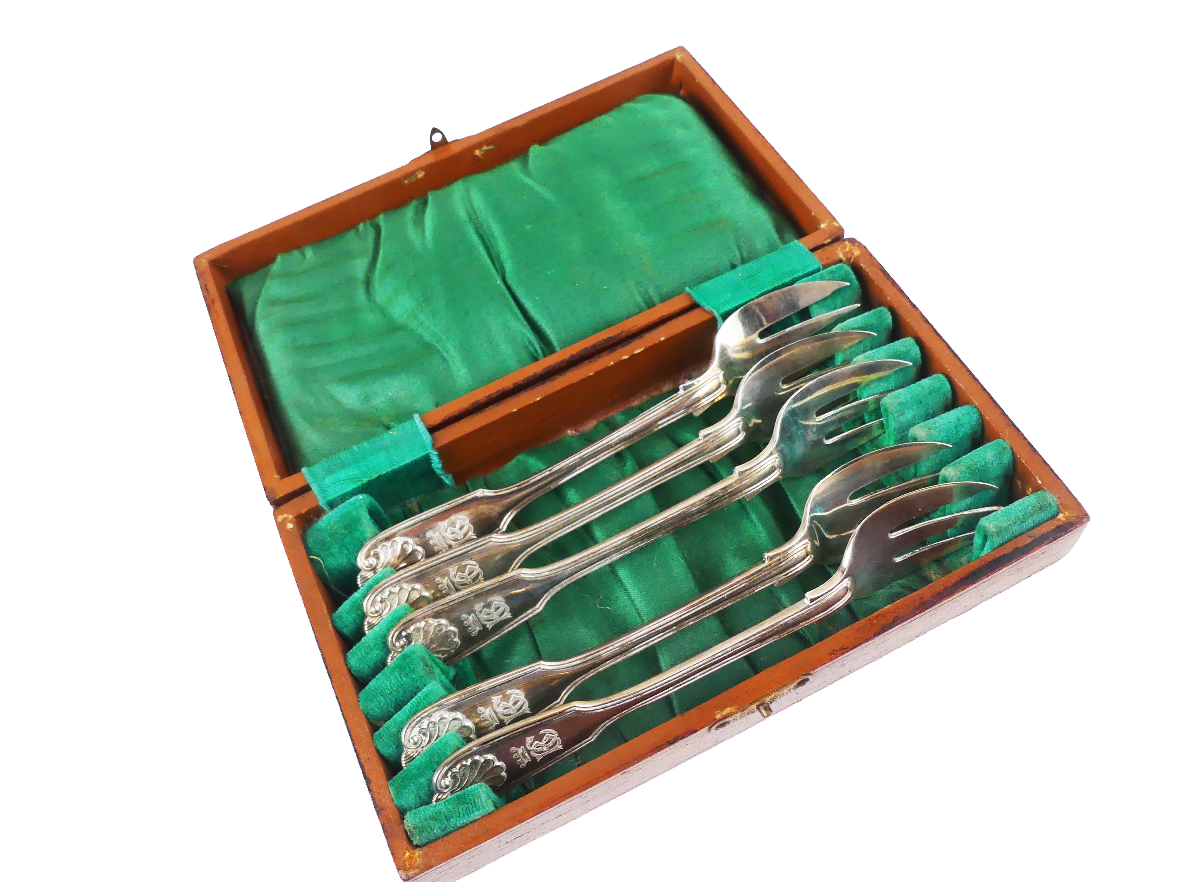 Lot 325 - Victorian Boxed Christening Set, and Boxed